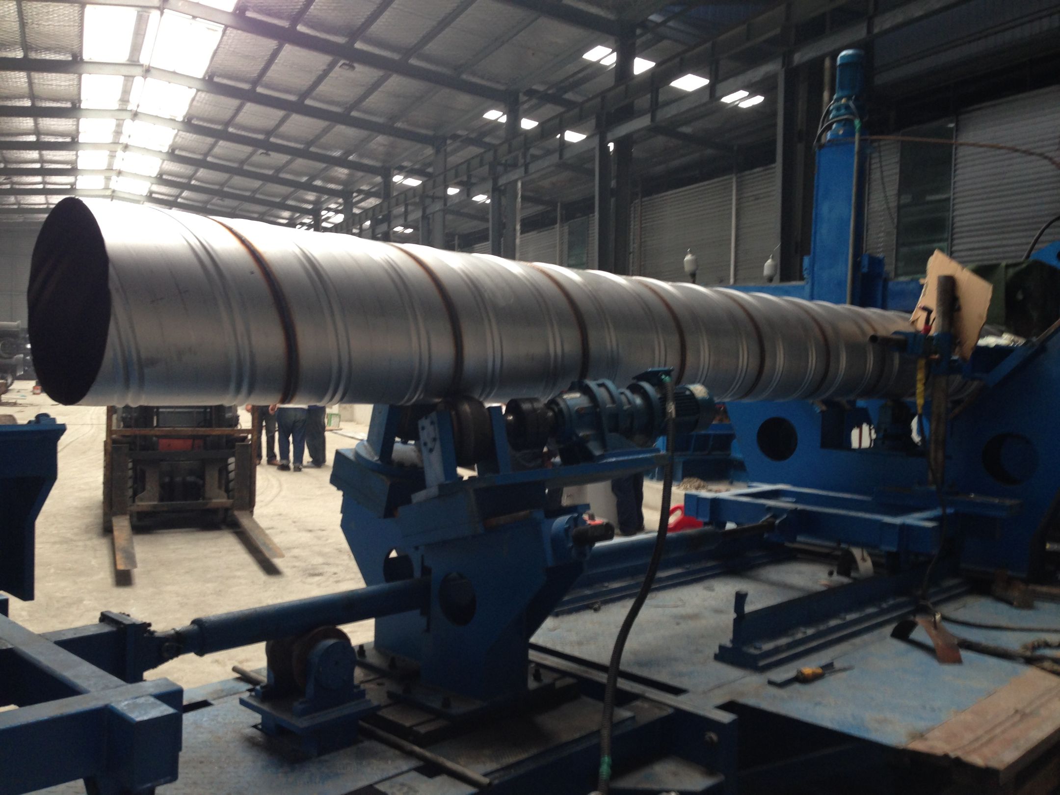 HASW Spiral welded pipe line